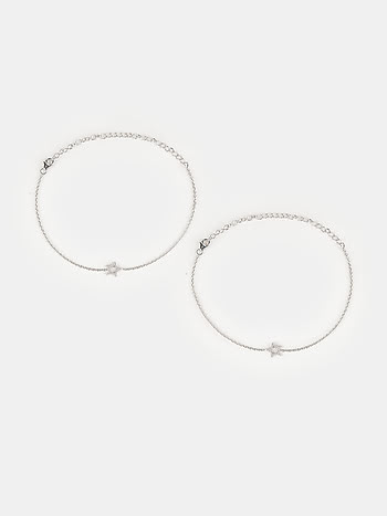 Silver Anklets Designs starting @ Rs. 468 -Shaya by CaratLane
