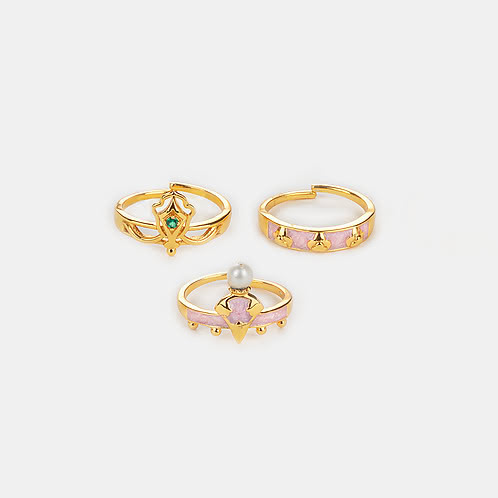 Buy Dancing Dulhan Stackable Rings In Gold Plated 925 Silver (Set Of 4 ...