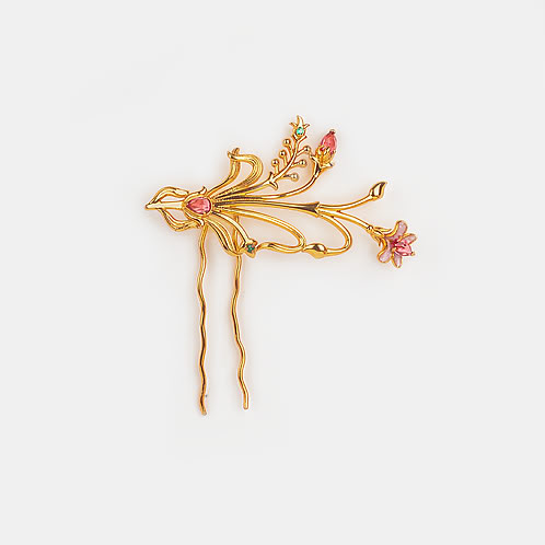 Buy Queen Of Organising Juda Pin In Gold Plated 925 Silver from Shaya ...